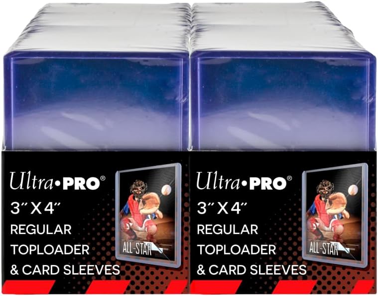 3" x 4" Regular Toploaders & Card Sleeves (200 Count Retail Pack ...
