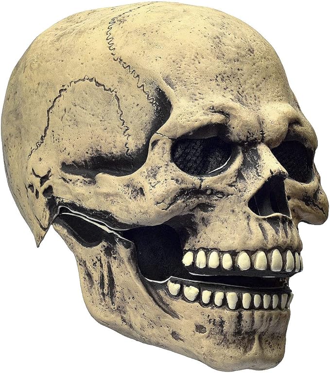 LEKA NEIL Skull Mask Creepy Halloween Full Head Skull Mask with Moving ...